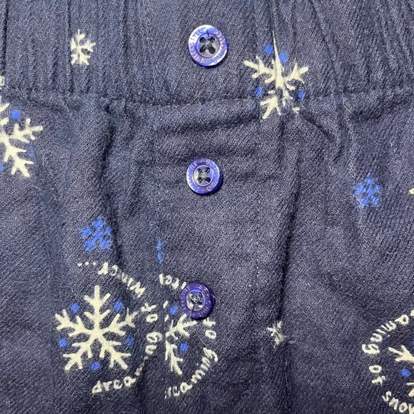 Sonoma | Intimates & Sleepwear | Sonoma Navy Blue Snowflake Pajama ...